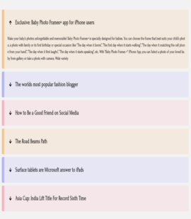 Accordion Blog Template | Blog Designer Pro WordPress Plugin